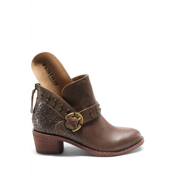 Halsa Footwear | Shoes | New Halsa Footwear Melania Bootie In Taupe ...